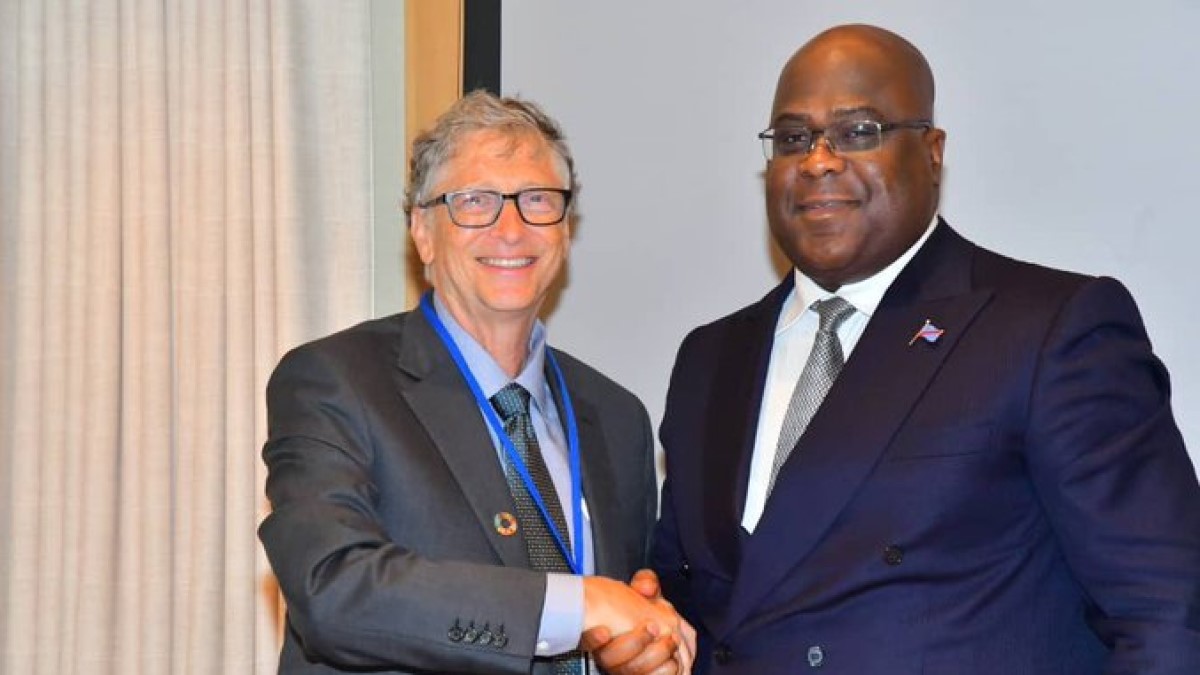 RDC-USA: Tête à tête Félix Tshisekedi et Bill Gates à new York.