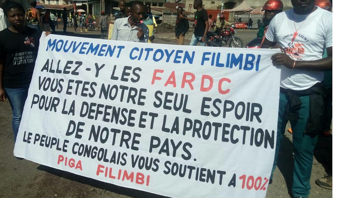 Nord-Kivu/traque des ADF: les mouvements citoyens Amka et Filimbi ...