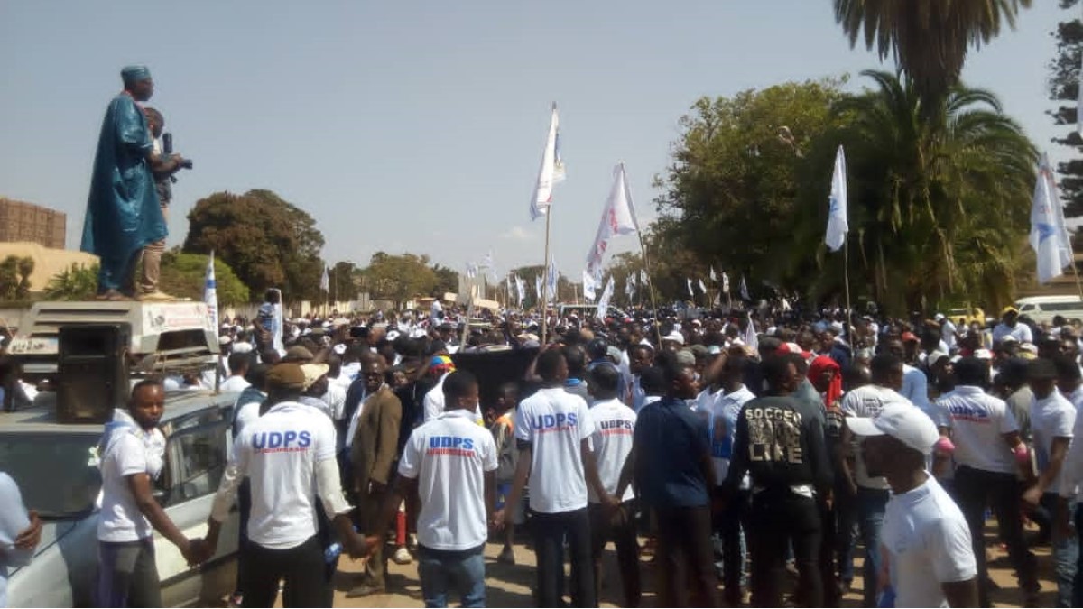 Lubumbashi : Les militants de l'UDPS étaient dans les rues pour ... Lubumbashi : Les militants de l'UDPS étaient dans les rues pour ...