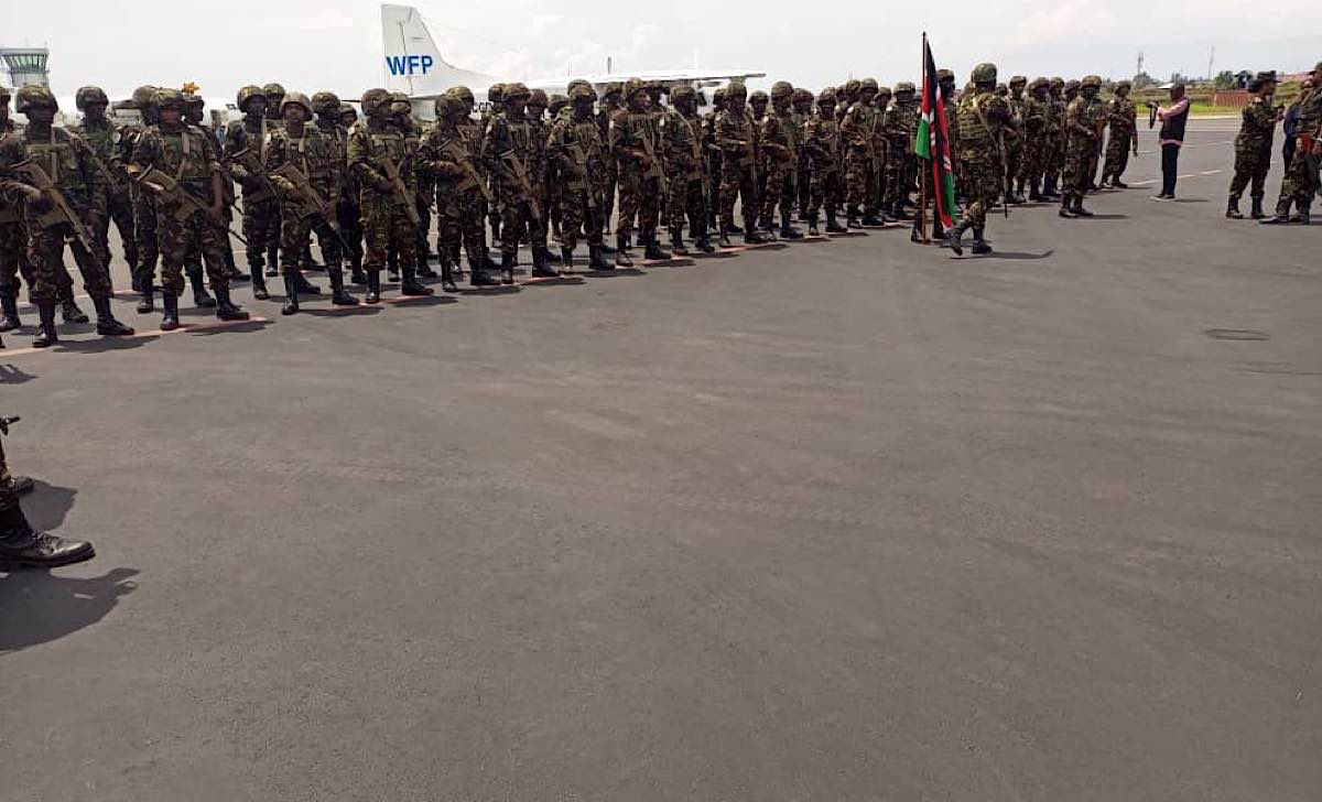 RDC : Les troupes kényanes font leur entrée sur le sol congolais pour combattre les groupes rebelles