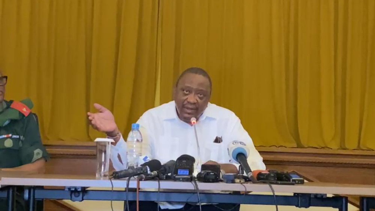 Uhuru Kenyatta à Goma: "Ce que j'ai vu à Nyiragongo est un drame ...