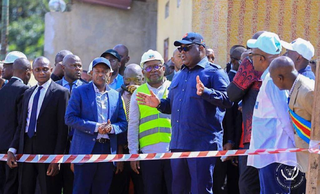 Kinshasa/Réhabilitation de la RN1-Matadi Kibala : Félix Tshisekedi en visite d'inspection des ...