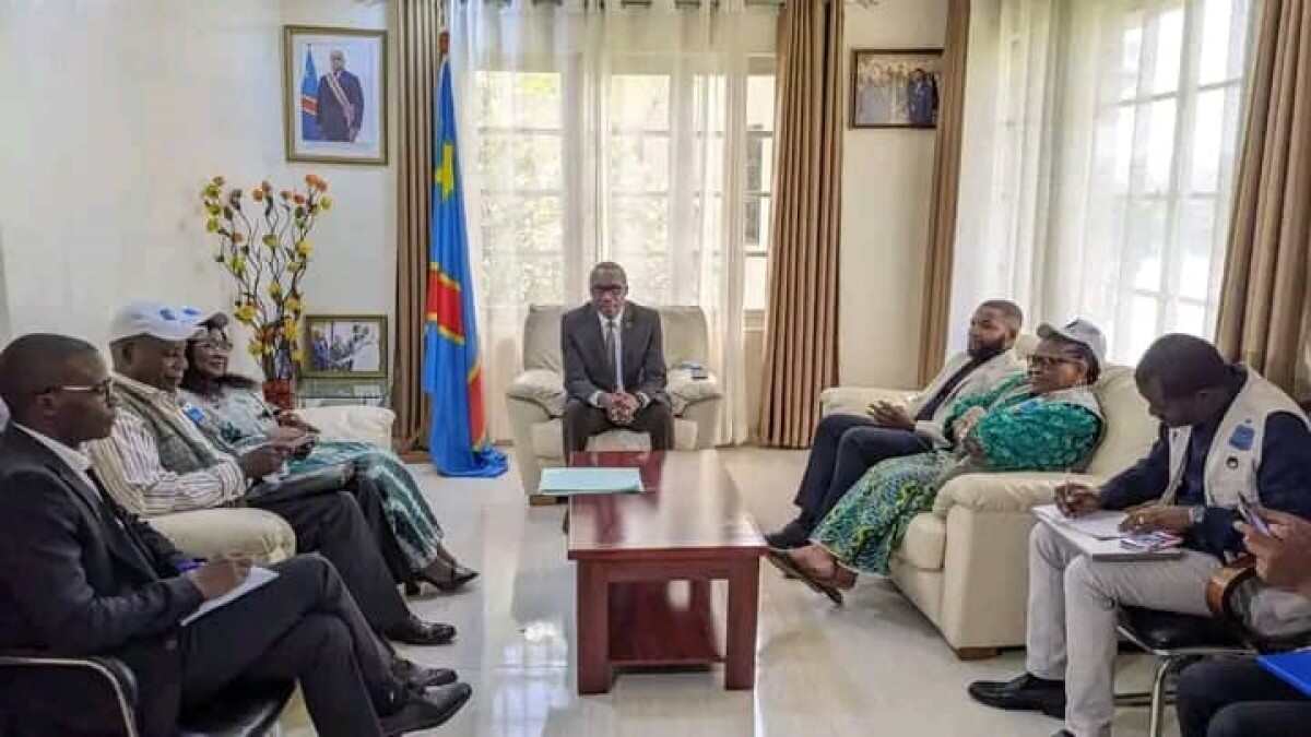 Sud-Kivu : Patricia Nseya échange avec le gouverneur intérimaire sur l’évolution du processus d ...