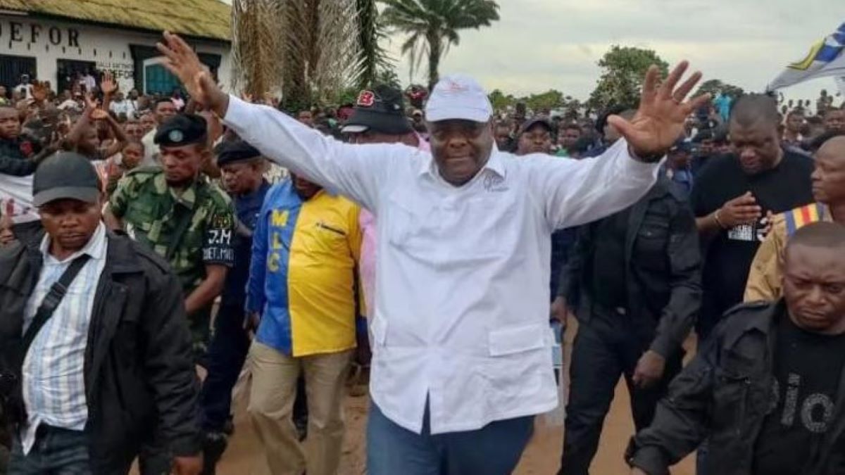 Jean-Pierre Bemba en Campagne pour Félix Tshisekedi à Bandundu-Ville