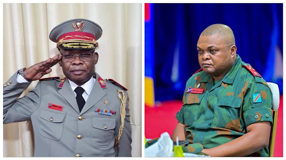 Cérémonie de passation de commandement des FARDC : Tshiwewe cède la ...