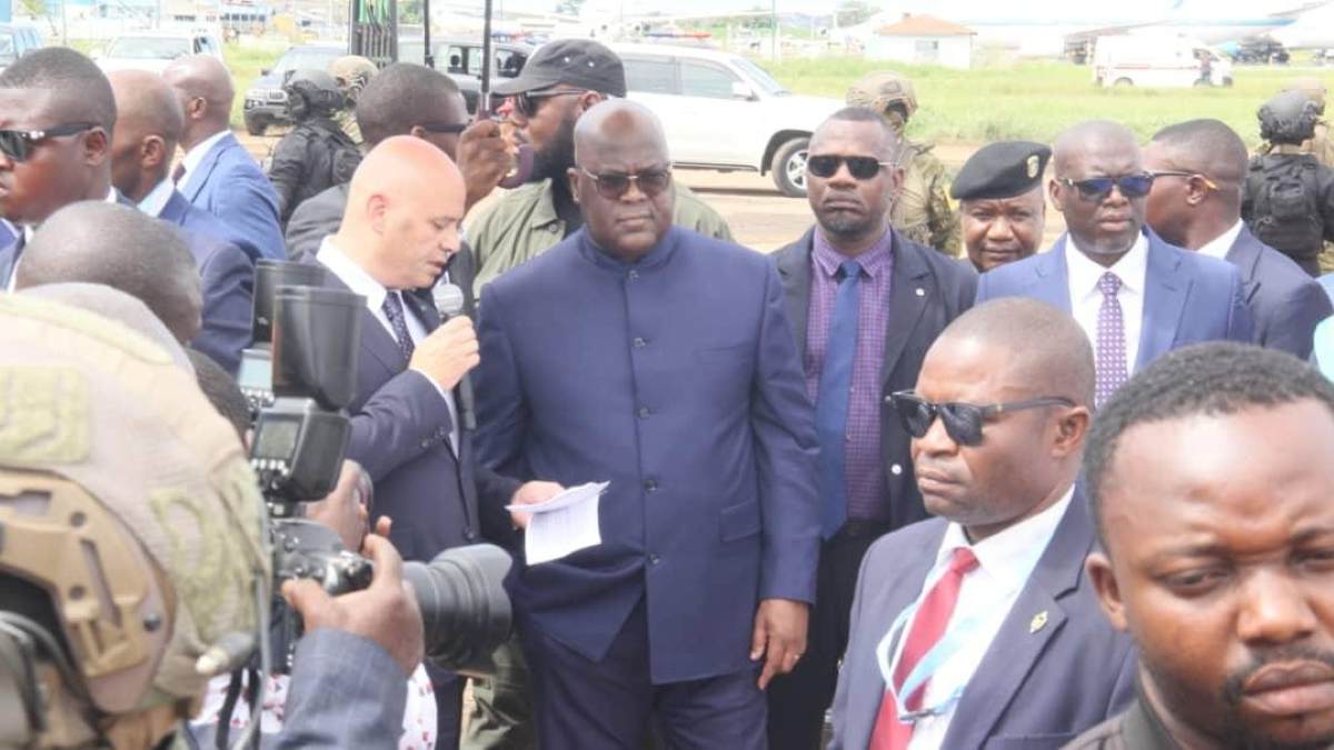 Haut-Katanga : Félix Tshisekedi lance les travaux d’un nouvel aéroport ...